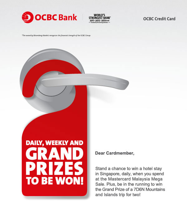 OCBC - MasterCard Malaysia Mega Sale